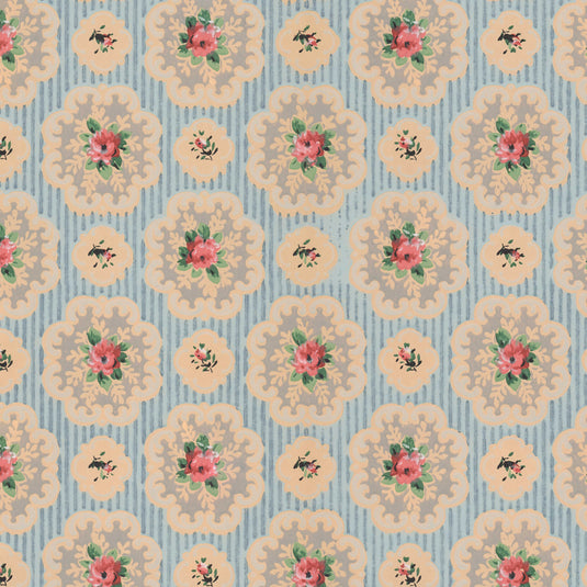 Vintage Wallpaper Archive: Digital Midcentury Repeats & Reproduction