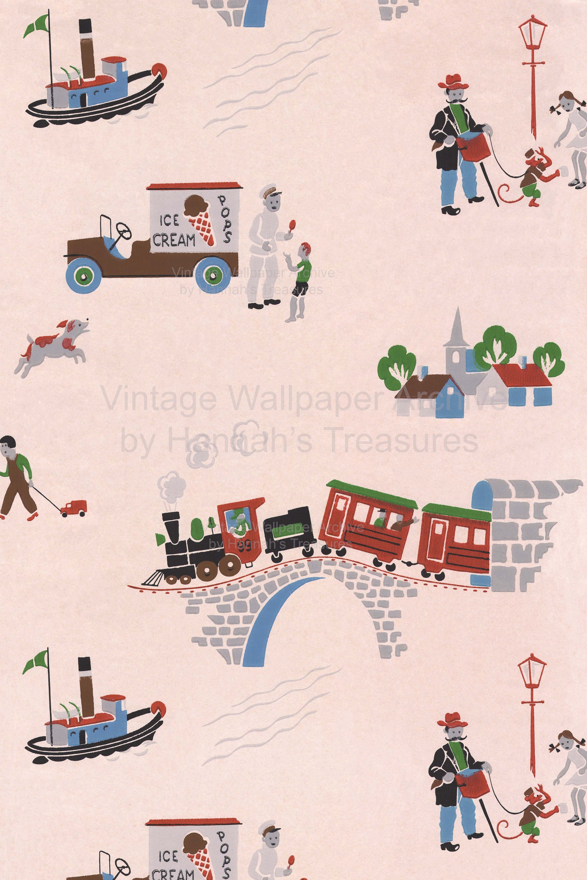 Childrens – Vintage Wallpaper Archive